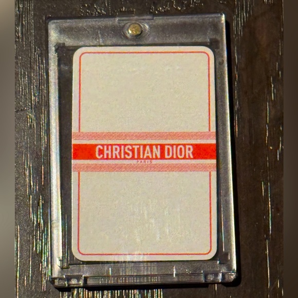 Dior | Other | New Christian Dior Playing Card Ace Of Hearts Encased ...